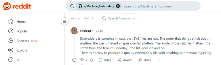 Free PES Embroidery File Conversion - Digitizing Buddy